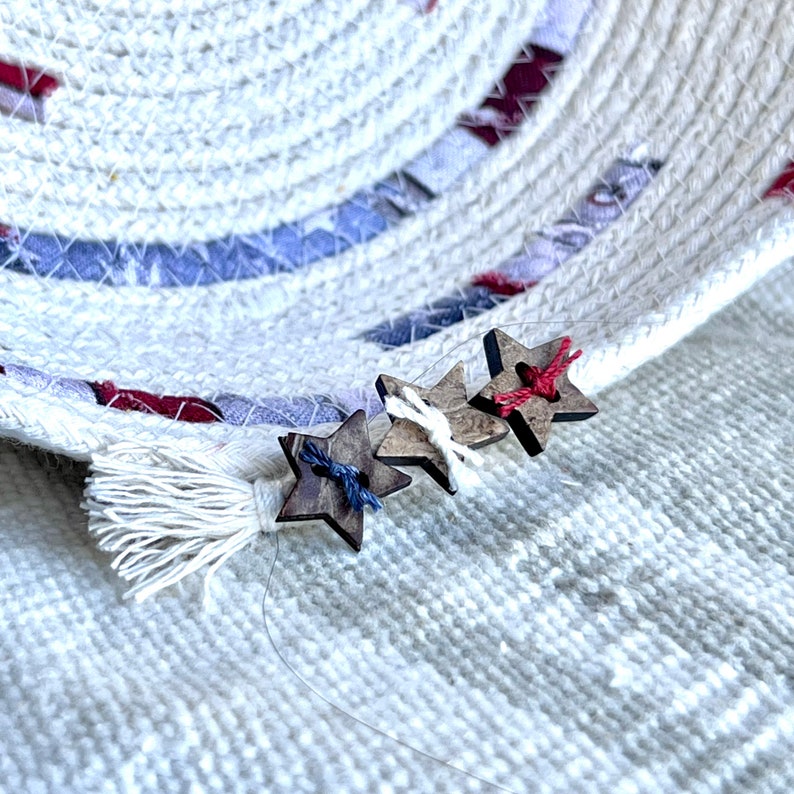 Red White Blue Rope Bowl Americana Decor July 4th Basket - Etsy