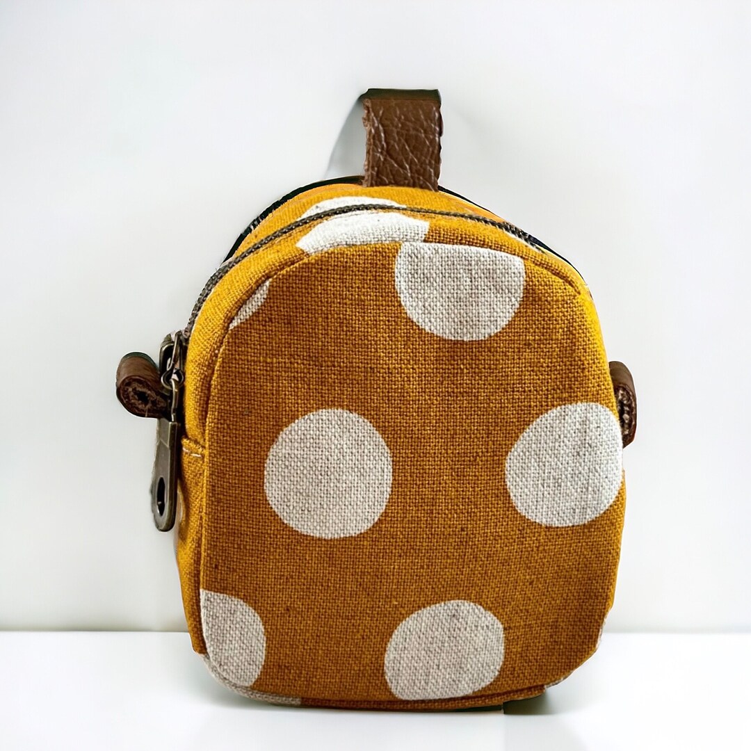 Mini Backpack Coin Purse, Zippered Keychain Pouch, Little Change Pocket ...