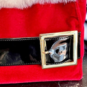 Christmas Purse, Santa Handbag, Festive Holiday Small Tote - Etsy