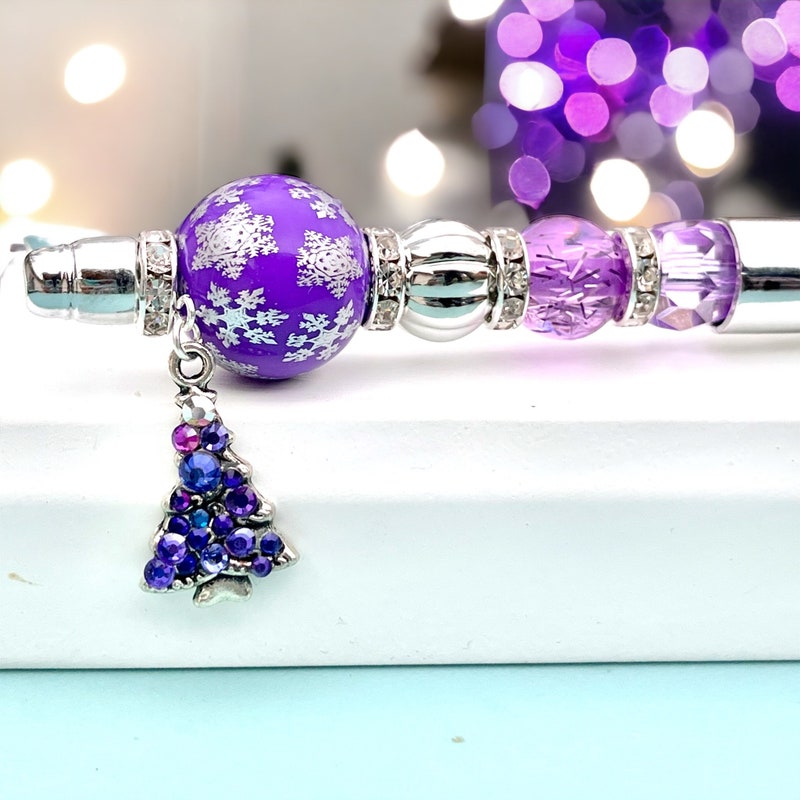 Purple Charm Pen - Etsy