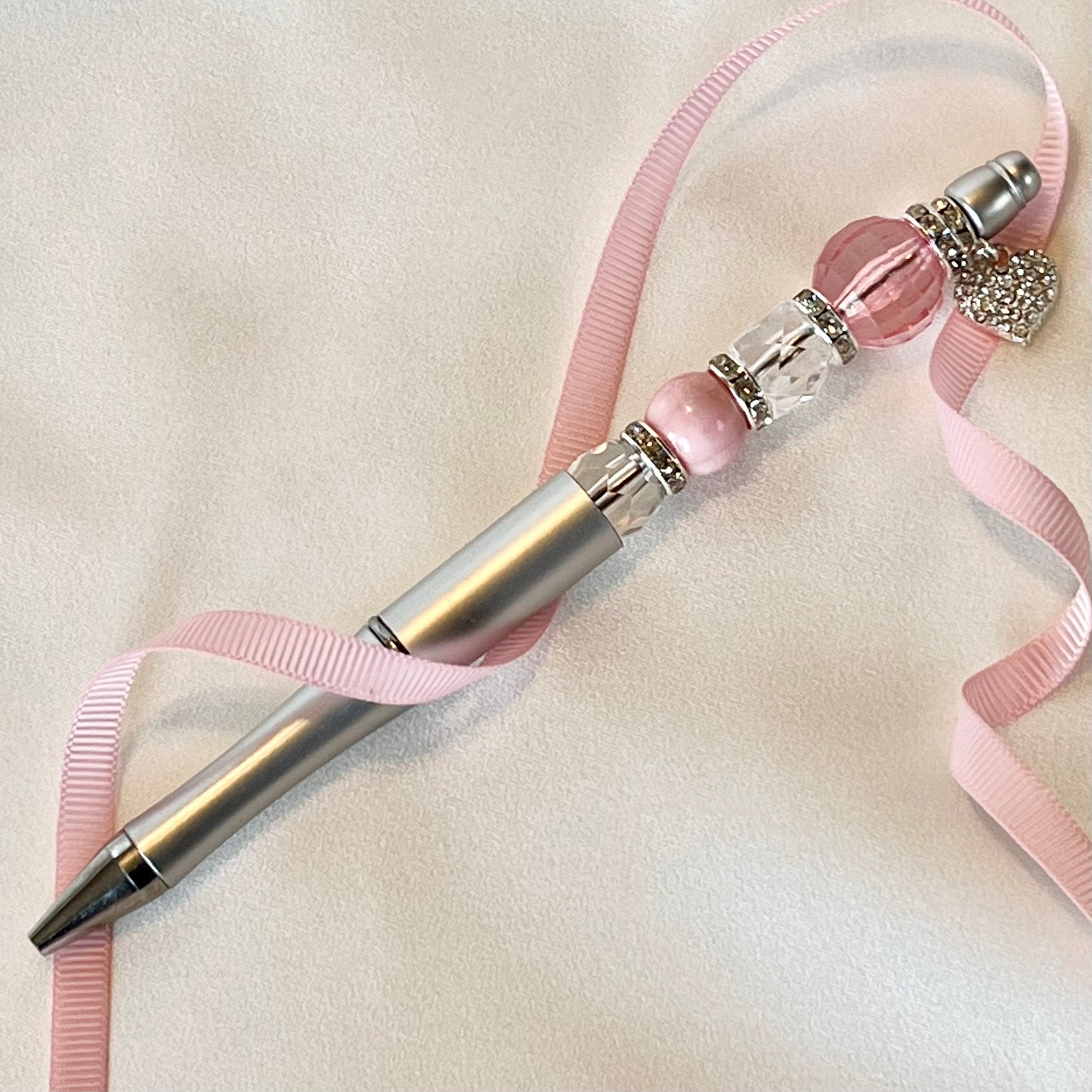 Wedding Guest Book Pen Sign in Pen Fancy Beaded Pen Pink - Etsy