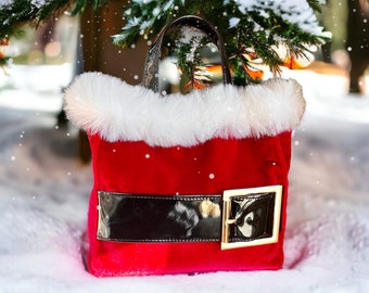 Santa Purse Christmas Holiday Handbag - Etsy