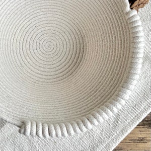 Small Rope Basket Catch All Key Basket Change Bowl - Etsy