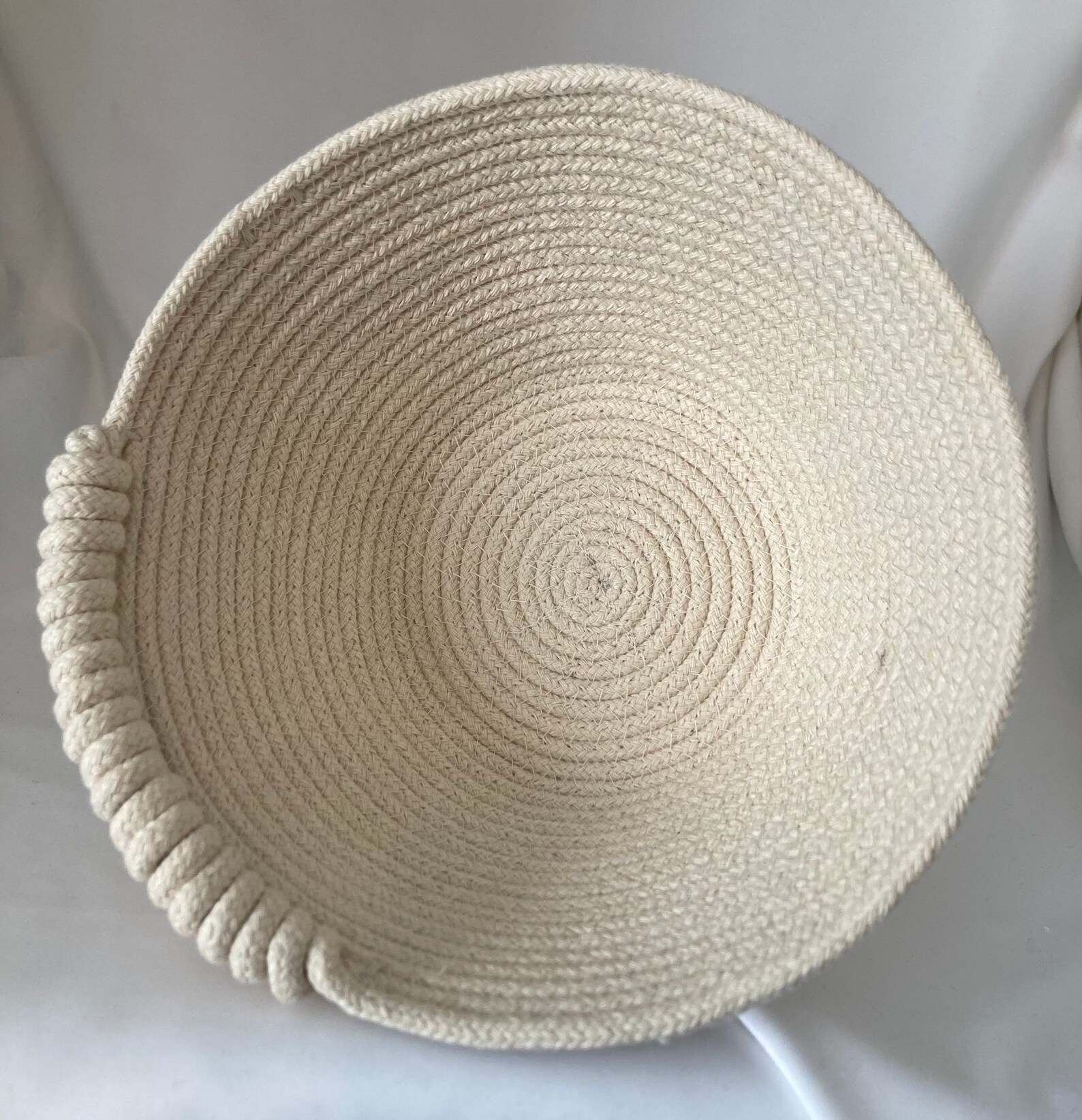 Small Rope Basket Catch All Key Basket Change Bowl - Etsy