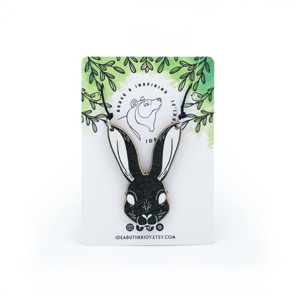 Bunny Necklace - Etsy