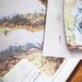 France Elevation Map (white) - 2D Poster Shaded Relief Map, Fine Art ...