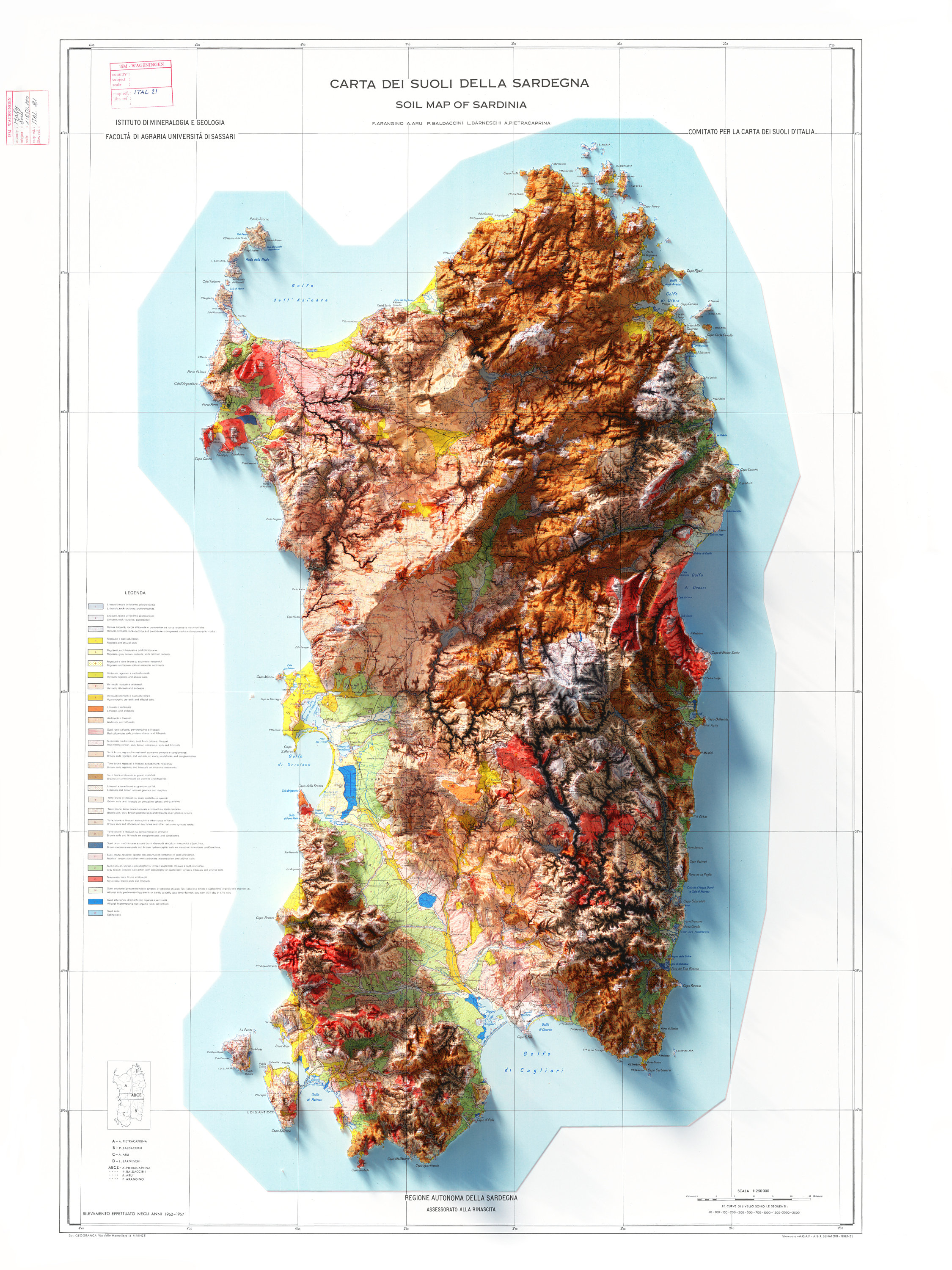 Sardinia Italy Map