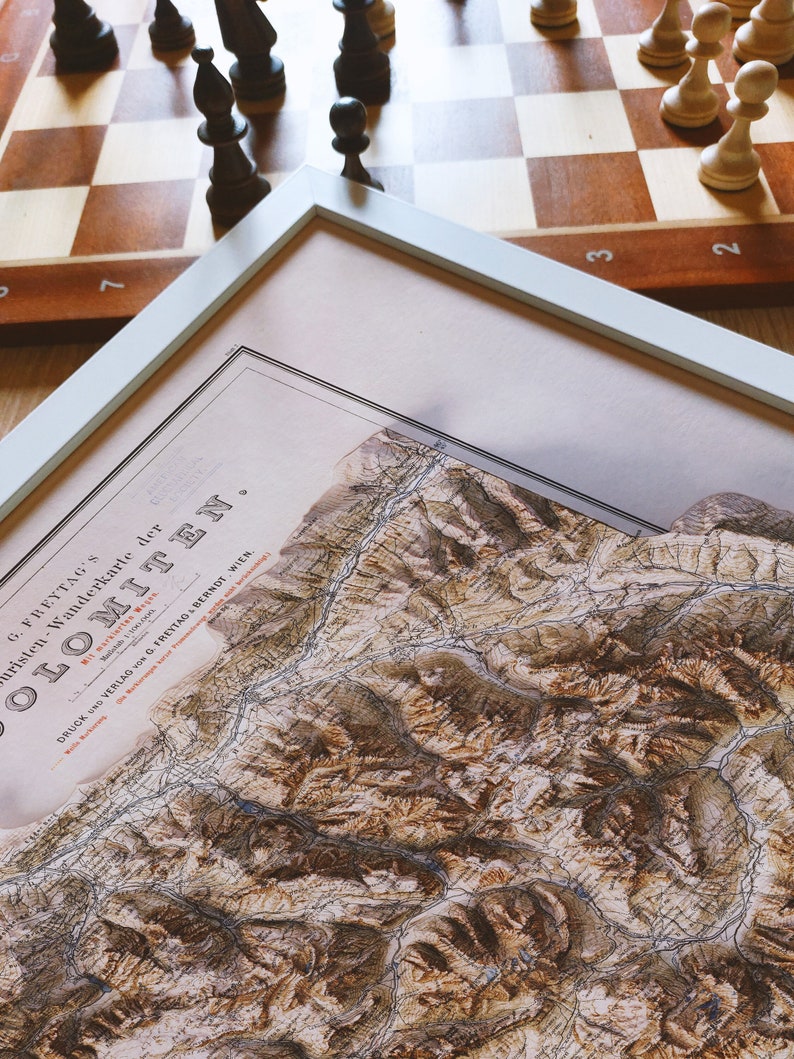 Mapa de elevación de Japón Geo Mapa de relieve sombreado de cartel 2D ...