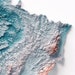 France Elevation Tint Irid Shaded Relief Map Fine Art - Etsy