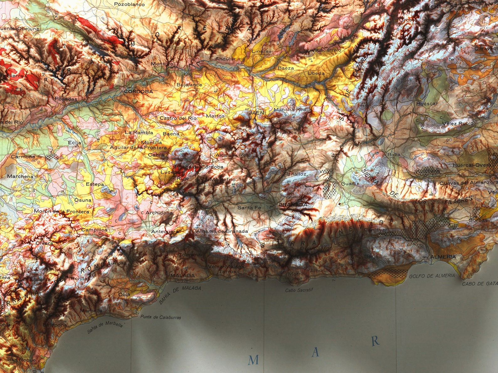 Spanish Peninsula and Baleares spain Soil Map 1966 - Etsy