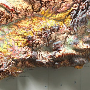 Spanish Peninsula and Baleares spain Soil Map 1966 - Etsy