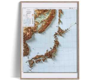 1922 Vintage Map of Japan - Etsy
