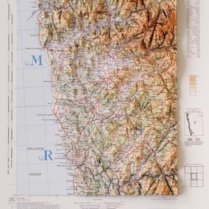 Porto (portugal) Topographic Map of 1944 - 2D Poster Shaded Relief Map ...