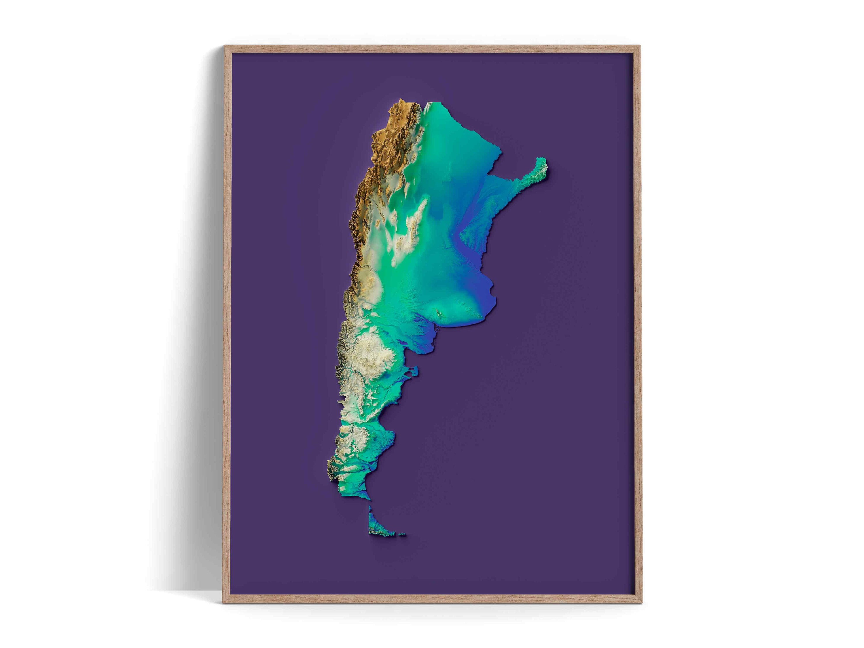 Argentina Topographic Map