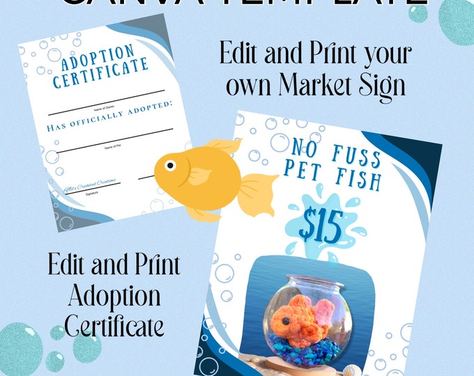 Crochet Adopt a Fish (finished Product) - Etsy