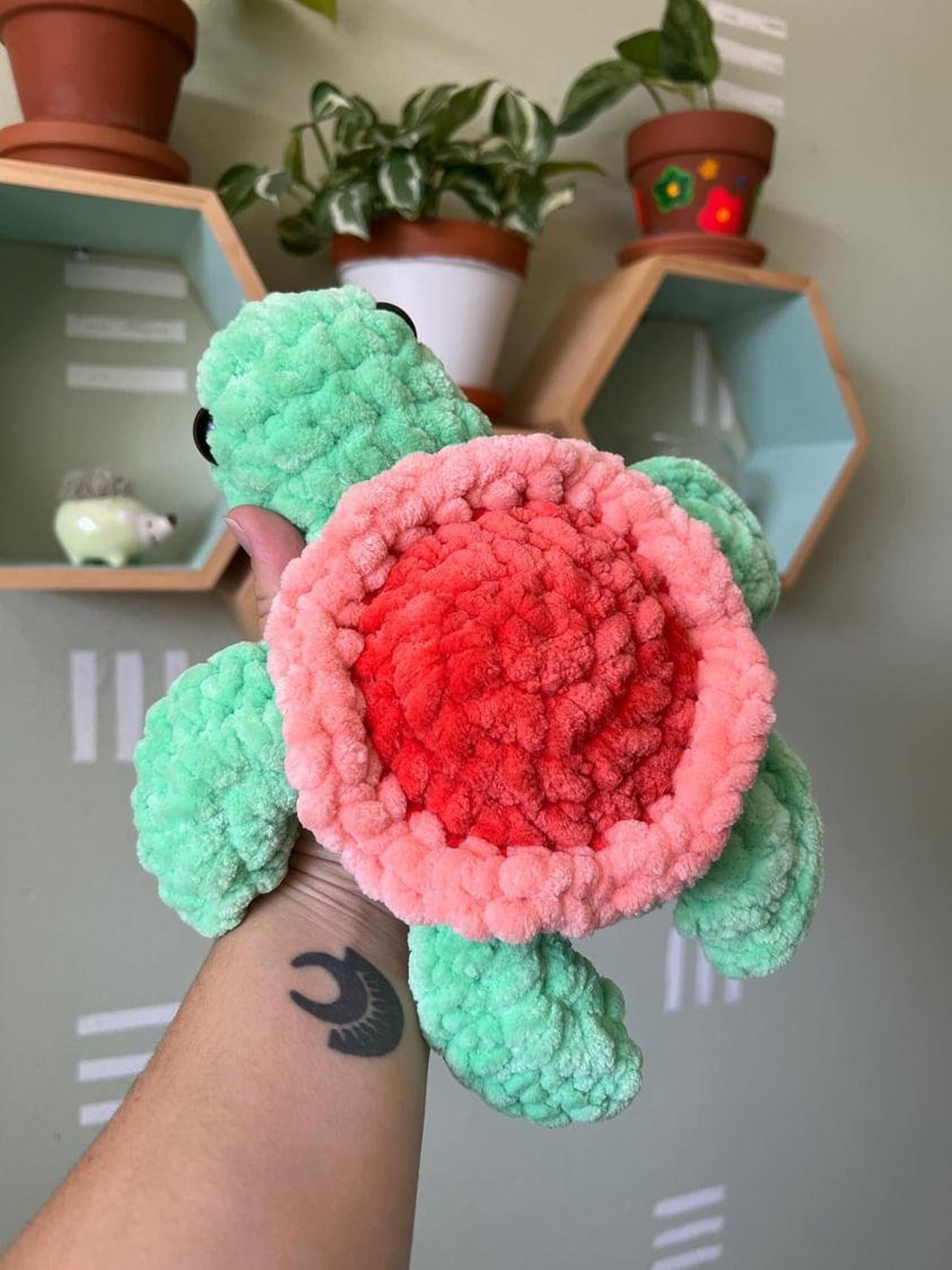CROCHET PATTERN, Shelly the Sea Turtle, Sea Turtle Crochet Pattern, NO ...