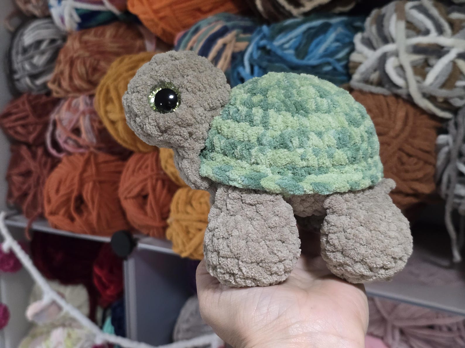 Crochet Pattern, Melvin the Turtle, No Sew Crochet Pattern, Turtle ...