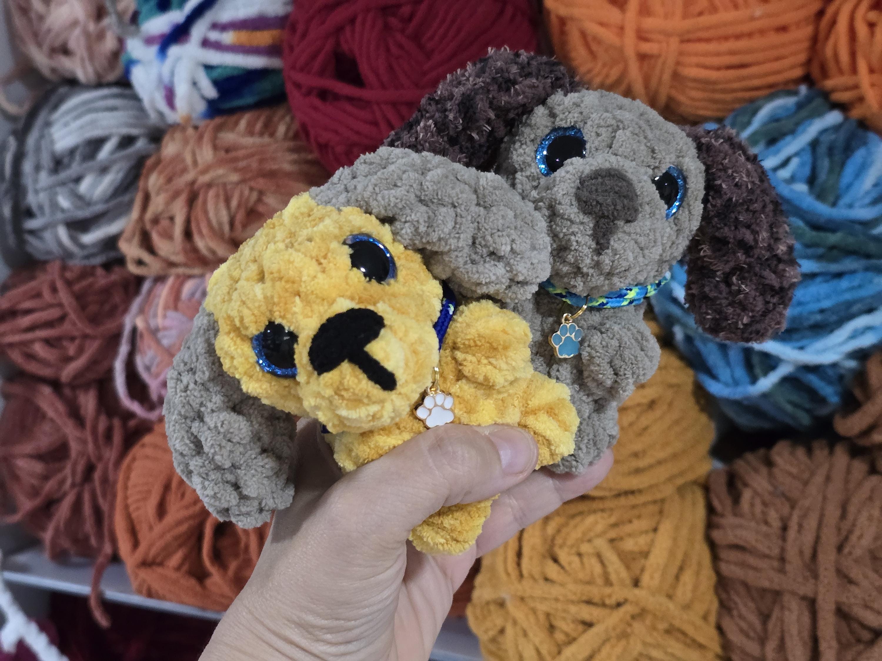 CROCHET PATTERN, Pocket Puppy, Pocket Pets, Pocket Friends, Crocheted ...