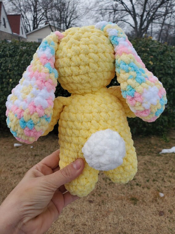 CROCHET PATTERN No Sew Bunny Includes FREE Mini Peep | Etsy