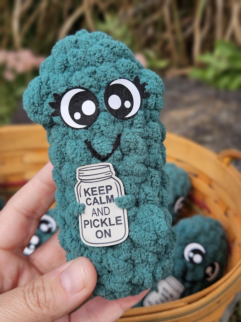 Pat the Pickle Crochet Pattern: No Sew Beginner Friendly (PDF Pattern ...
