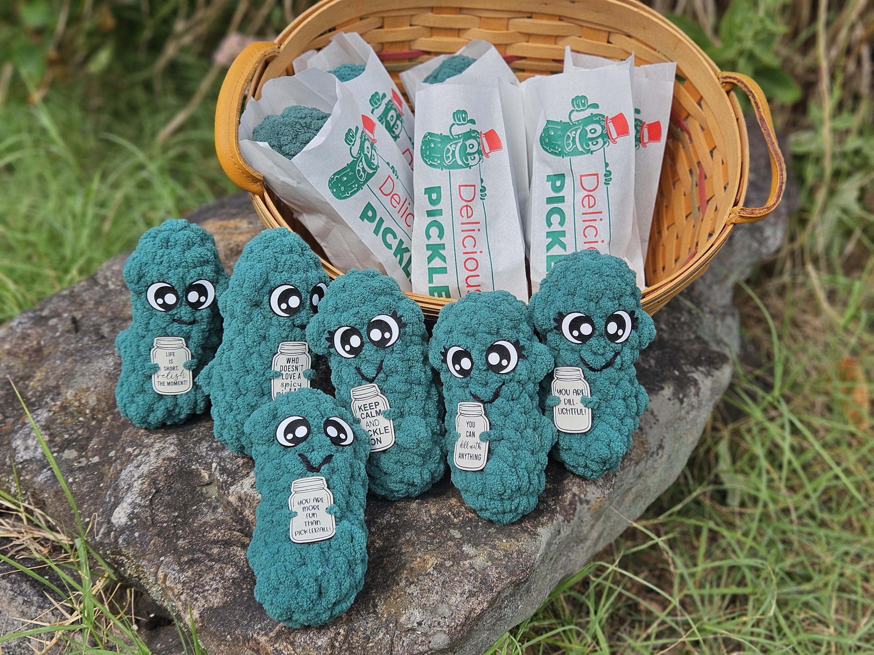 Pat the Pickle Crochet Pattern: No Sew Beginner Friendly (PDF Pattern ...