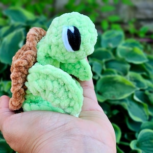 CROCHET PATTERN, Shelly the Sea Turtle, Sea Turtle Crochet Pattern, NO ...