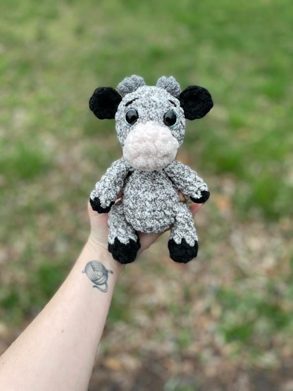 Moo Tilda Cow Crochet Pattern: Farm Animal Mini Collection (PDF Pattern ...