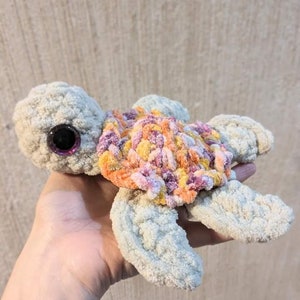 CROCHET PATTERN, Shelly the Sea Turtle, Sea Turtle Crochet Pattern, NO ...