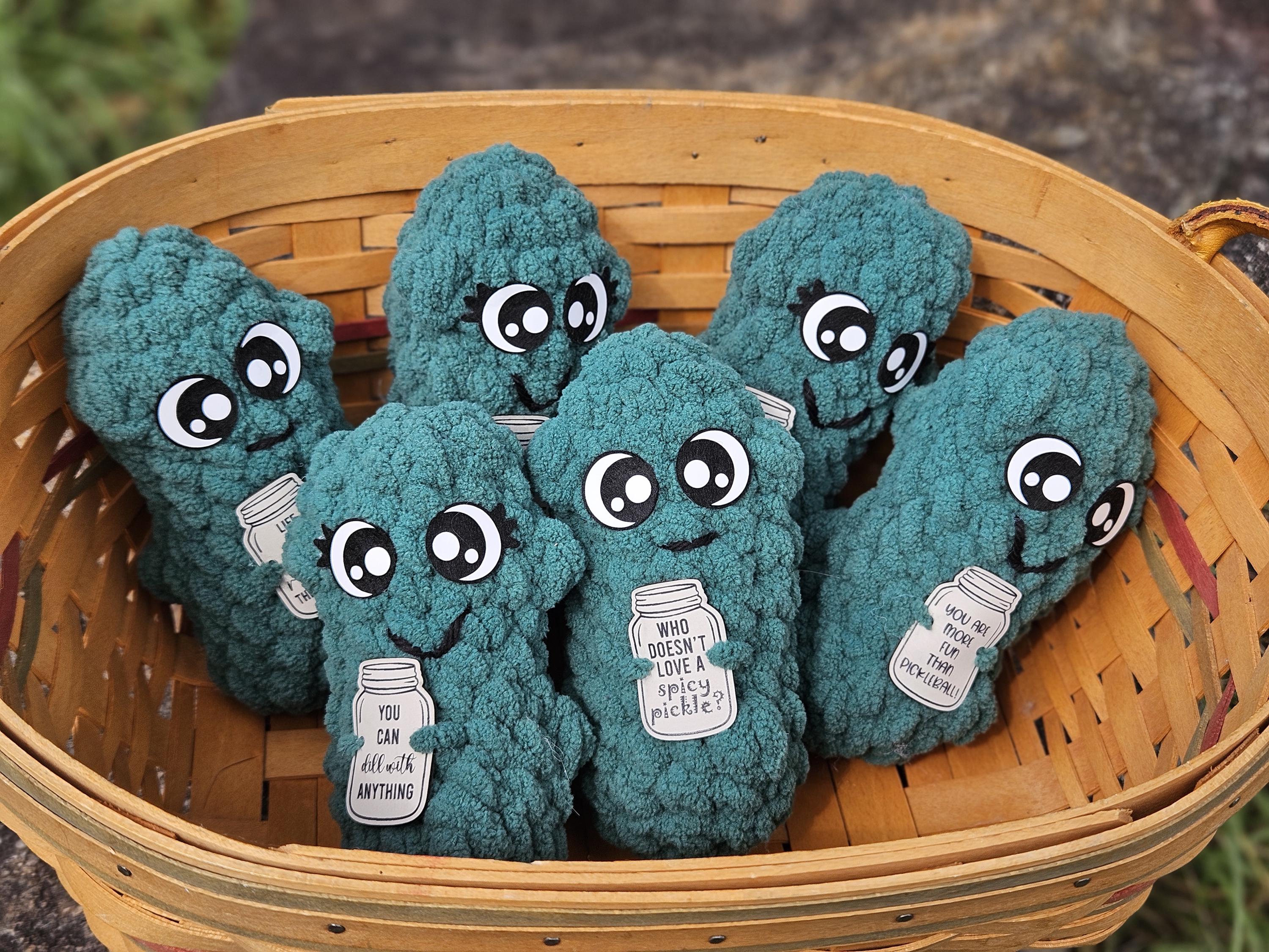 Pat the Pickle Crochet Pattern: No Sew Beginner Friendly (PDF Pattern ...
