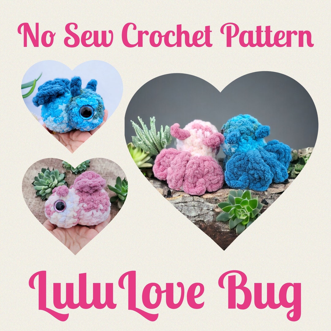CROCHET PATTERN, Lulu Love Bug, Love Bug Crochet Pattern, Love Bug ...