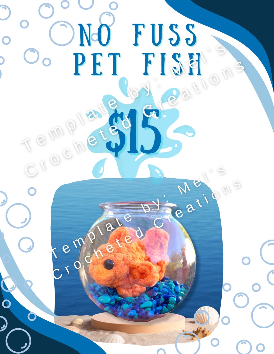 Editable Fish Adoption Certificate & Market Sign Template (canva) - Etsy