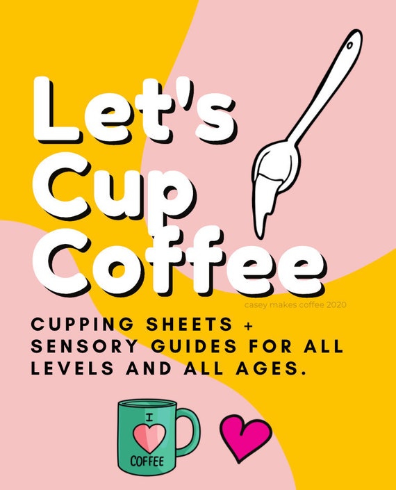 Coffee Cupping Taste Sheets Fun and Accessible Coffee Cupping | Etsy