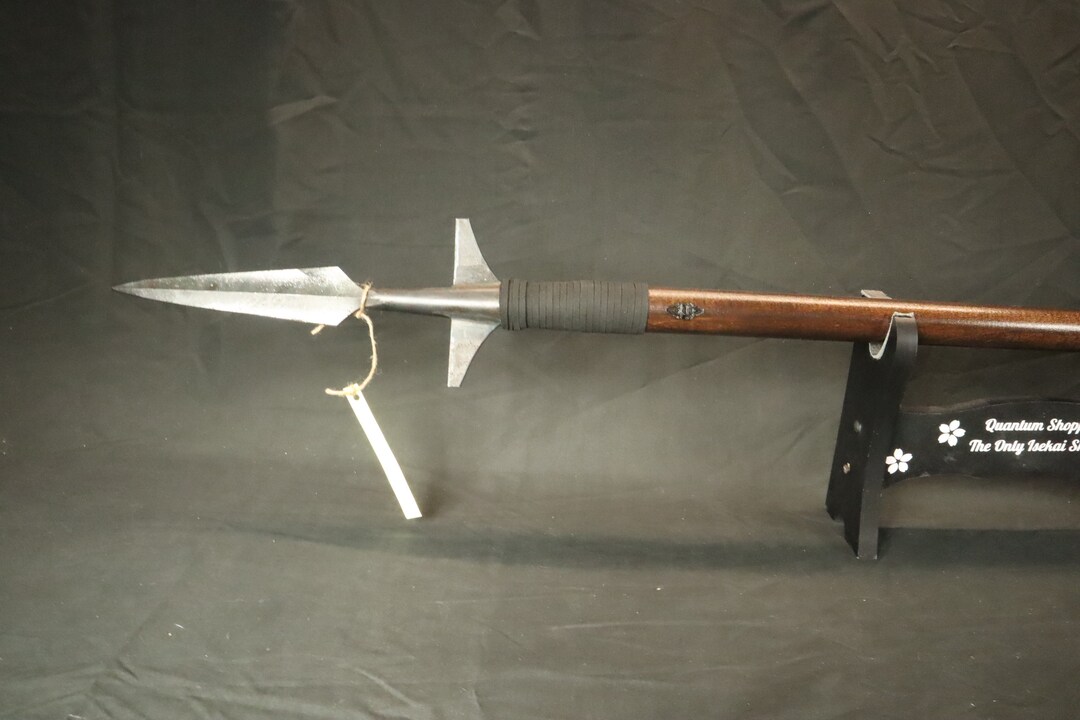 Real Long 70" Handmade Boar Spear, High Carbon Steel, Quench Harden ...