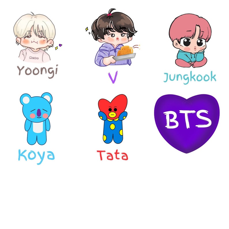 BTS, Bangtan, Army, Kpop SVG, PNG, Jpeg, Korean, Cut Files, Files for ...
