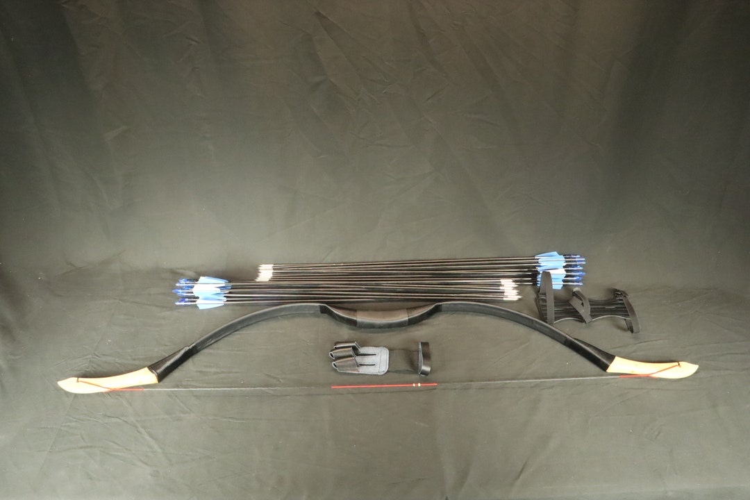 Handmade 30lbs Traditional Short Bow 51.5 Overall, Tested Makers Mark ...