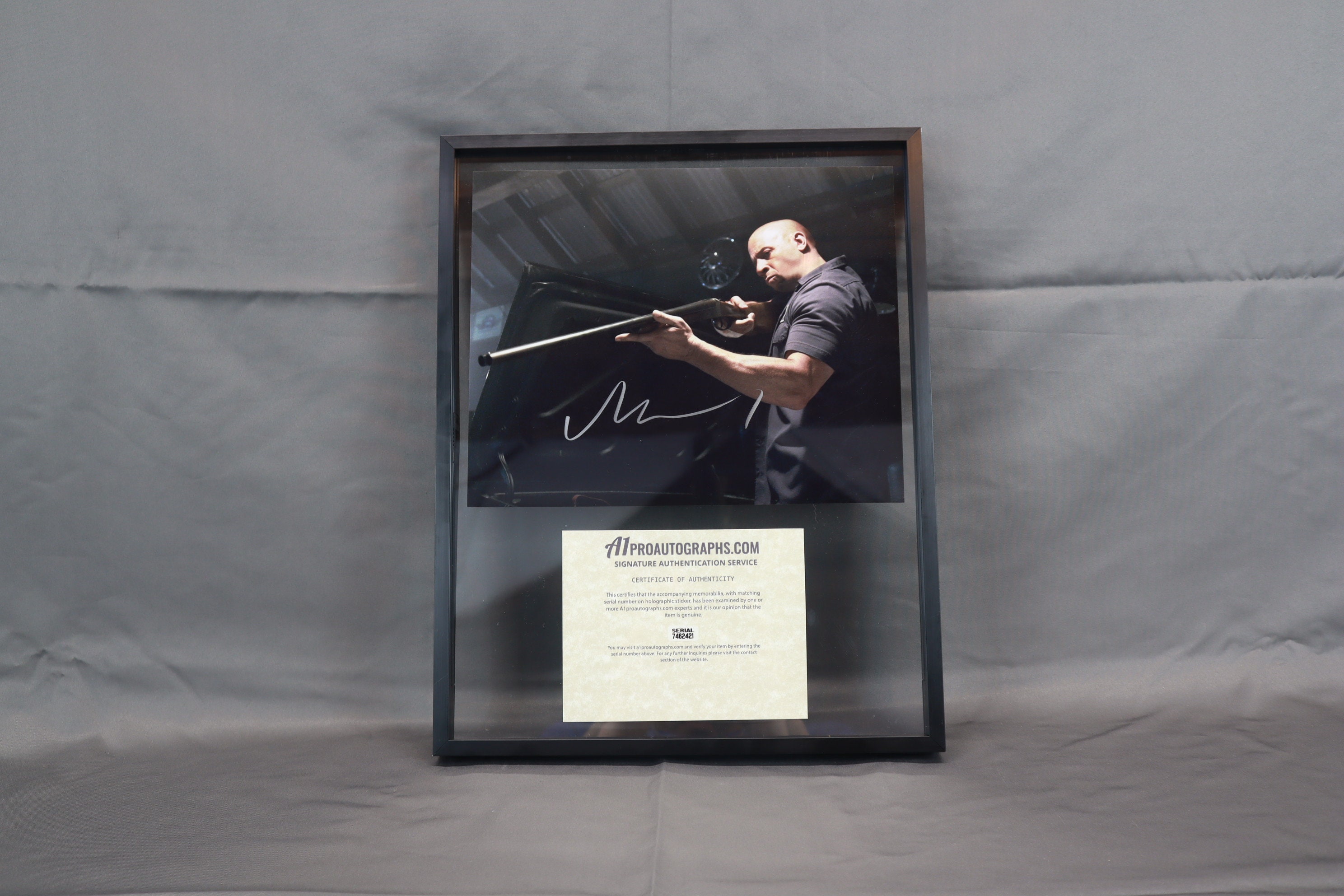 Memorabilia VIN DIESEL Autograph *Fast & Furious 9* Dominic Toretto ...