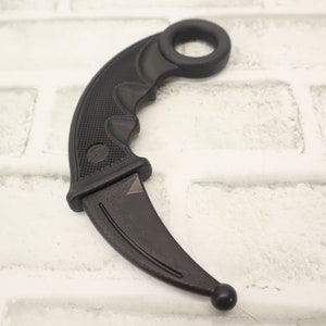 Polypropylene Karambit 6.7" Black Practice Training, Karate, Gift for ...