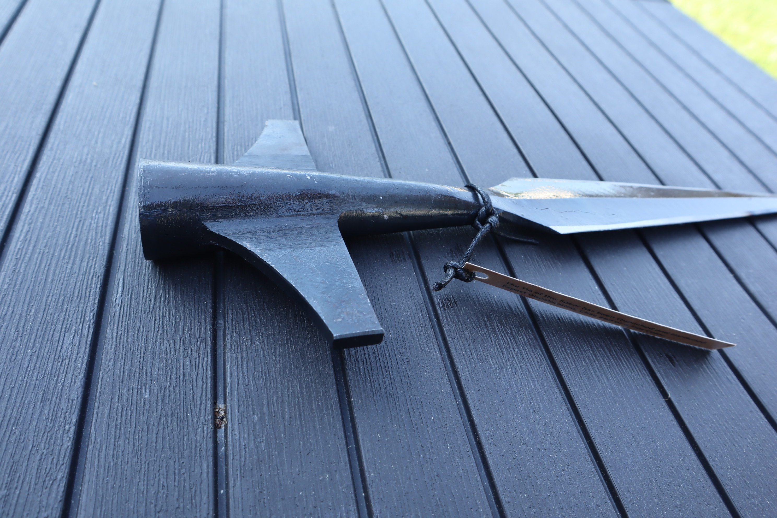 Sharp Hand Forged Boar Spear Head 12", High Carbon Steel Harden Spear ...