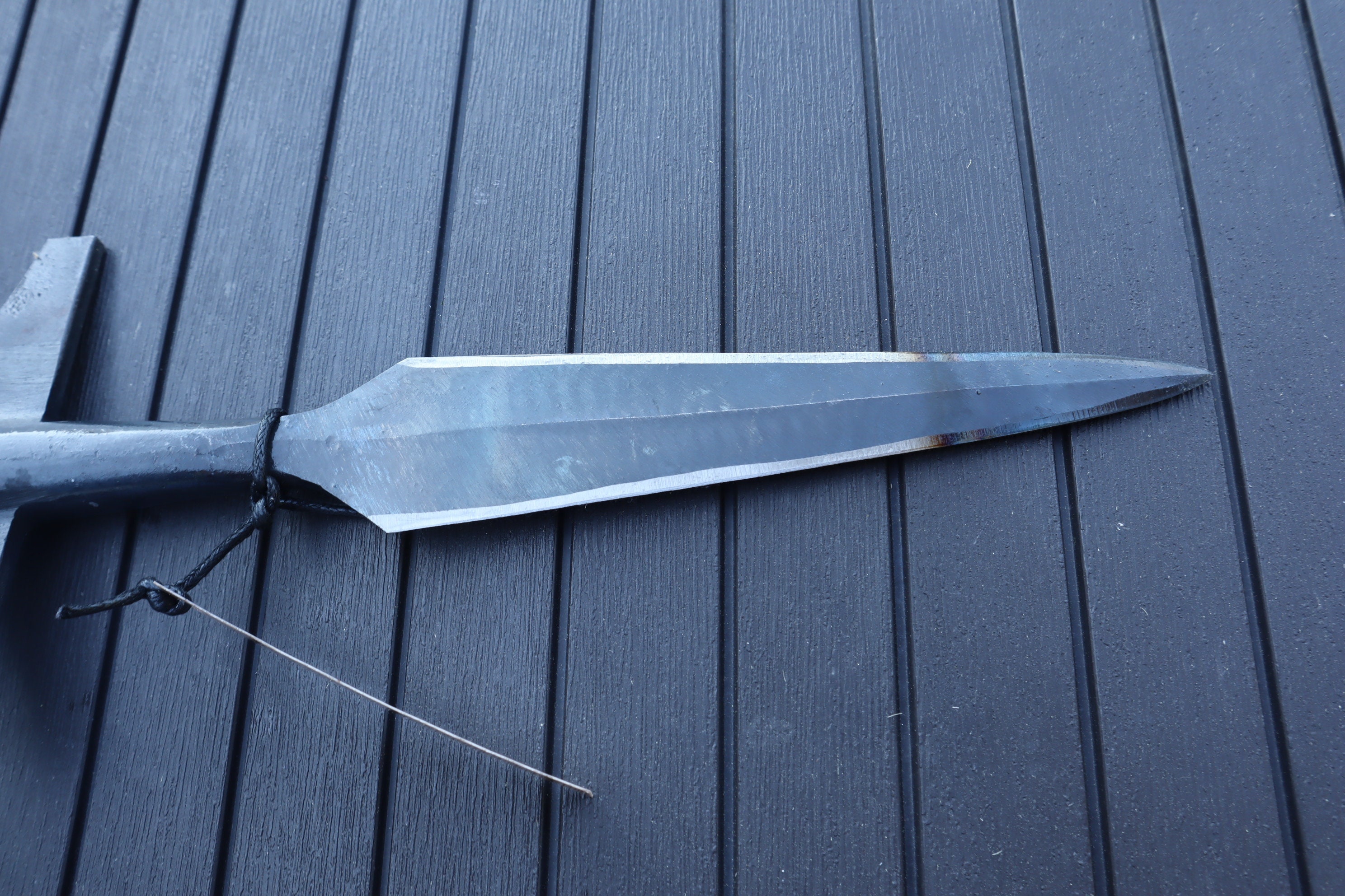 Sharp Hand Forged Boar Spear Head 12", High Carbon Steel Harden Spear ...