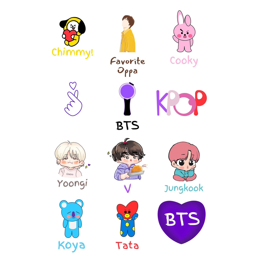 BTS, Bangtan, Army, Kpop SVG, PNG, Jpeg, Korean, Cut Files, Files for ...