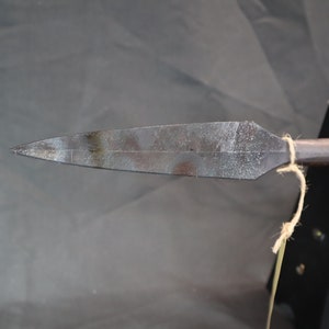 Authentic Hand Forged Spear, Short 33" Spear, Strong, High Carbon Steel ...