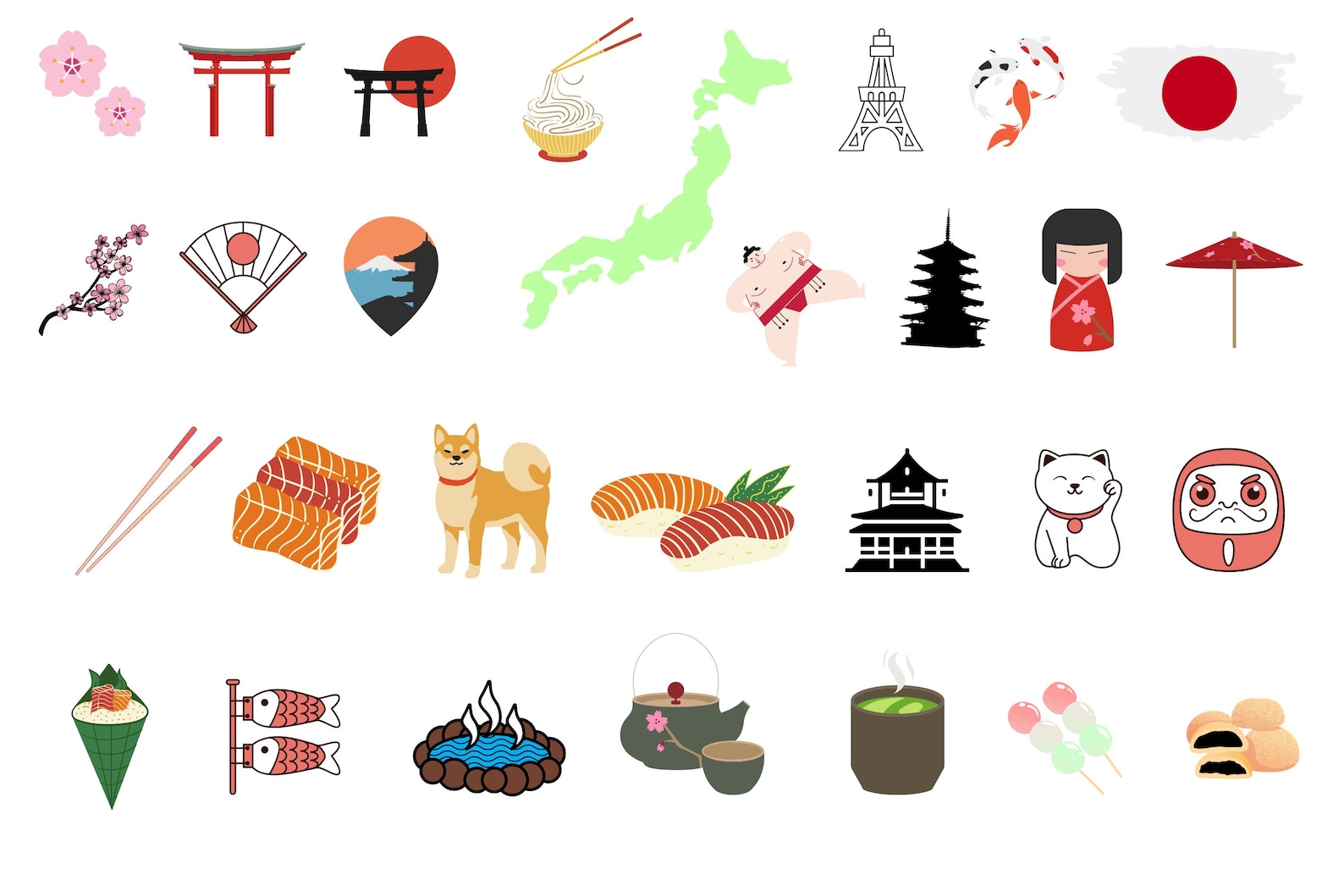Japan SVG Japanese Culture Design | Cut Files | SVG PNG | Files for ...