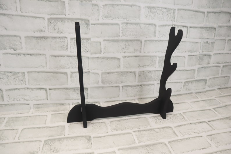 Wooden Table Stand All Black 3 Tier for Home Display Matte - Etsy