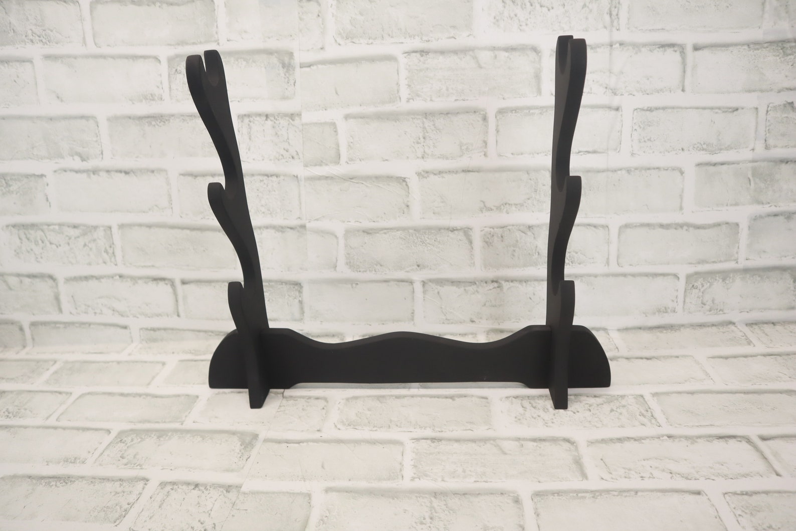 Wooden Table Stand All Black 3 Tier for Home Display Matte - Etsy