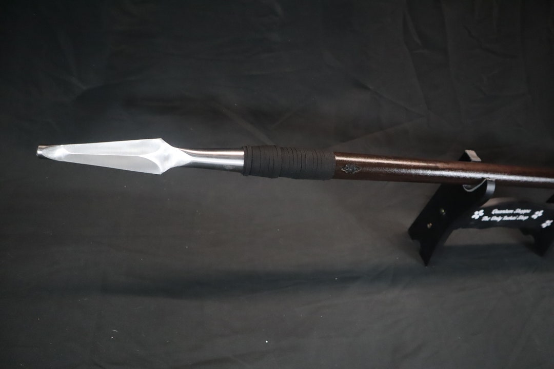 Real Hight Carbon Steel Dull Training Spear 67", Recreational Spear ...