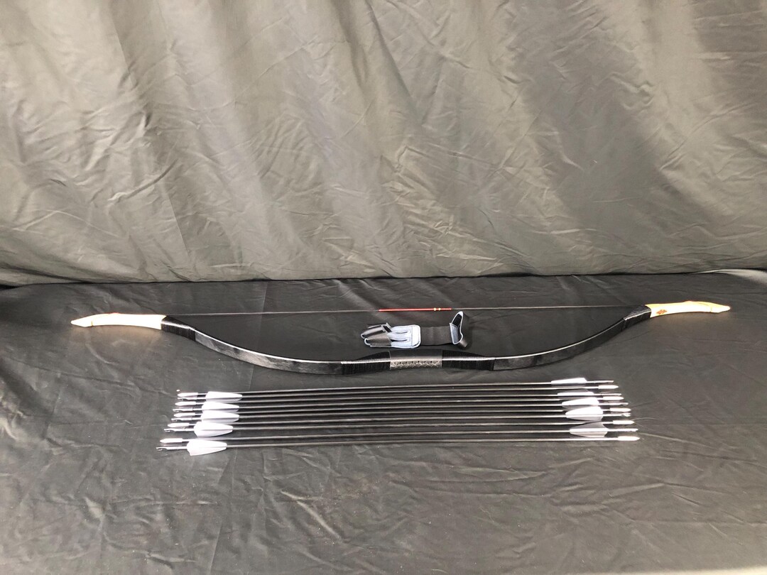 Handmade 40lbs Traditional Bow for Adults, 52" Overall, Everything You ...