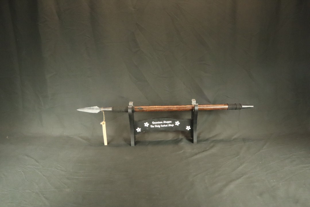 Feasting Medieval Hall Guard Spear, High Carbon Steel Short Spear 34 ...