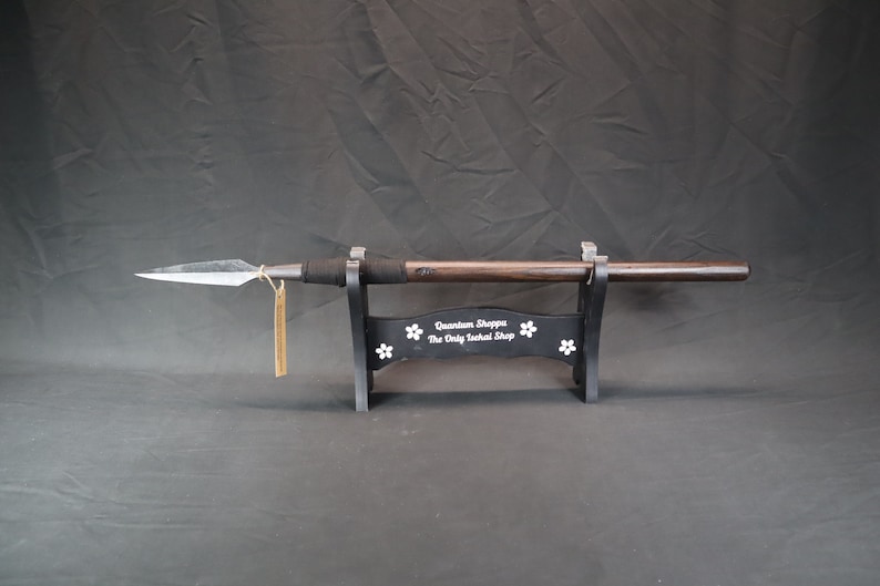 REAL Handmade Short Spear 33", Strong Sturdy Functional Spear, High ...