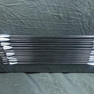 Handcrafted 20x Arrow Combo, 31.5" Arrows for 30-40lbs Bows, Sharp ...