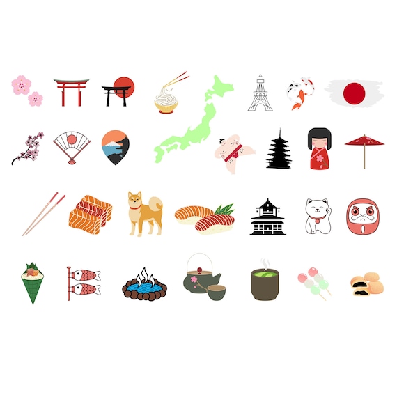 Japan SVG Japanese Culture Design Cut Files SVG PNG - Etsy